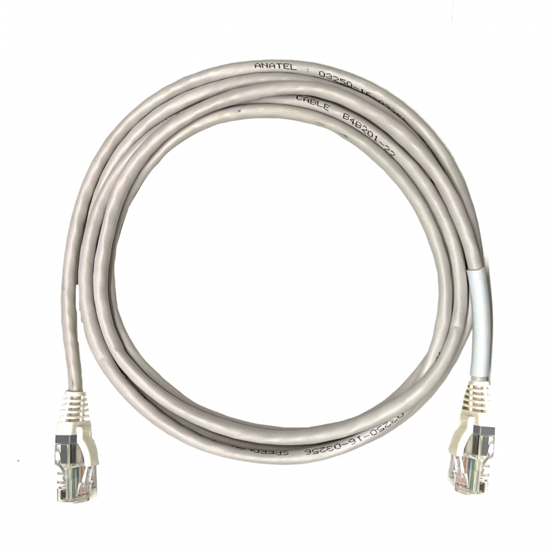 Patch Cord Cat5e 2M Cinza SpeedLan